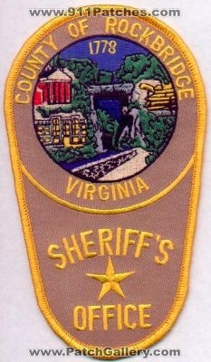 Virginia - Rockbridge County Sheriff's Office - PatchGallery.com Online Virtual Patch Collection ...